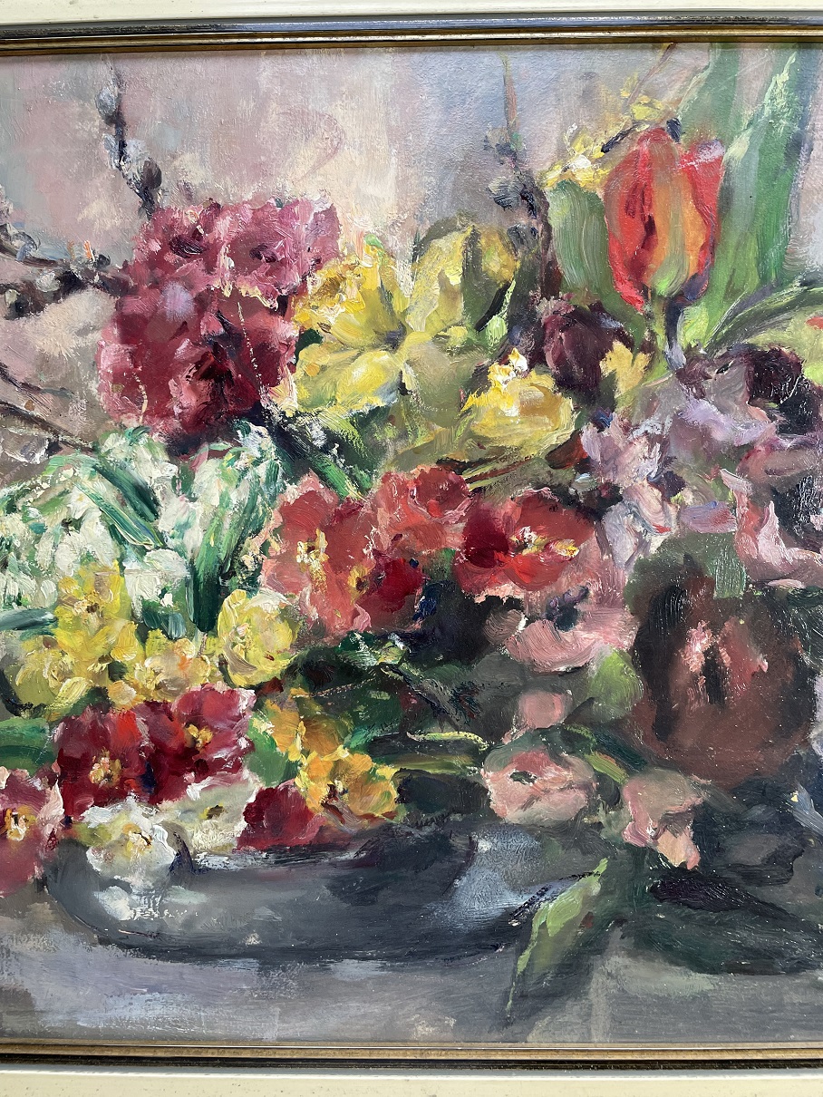 Aloysia „Wisa“ von Westphalen 1910 – 1993 Gemälde Blumen Stillleben ...